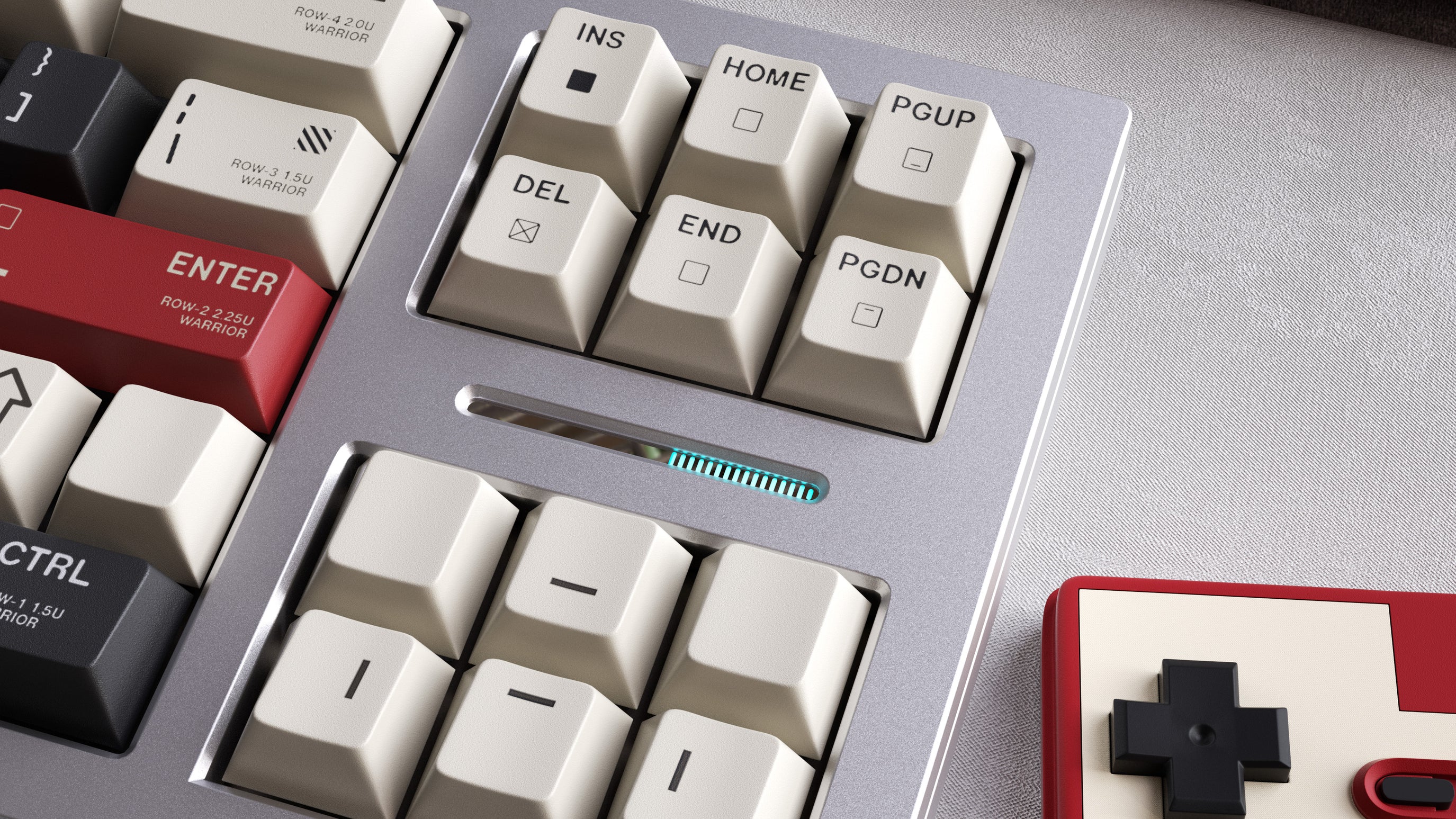 Teclado 70% DR-70F Latte